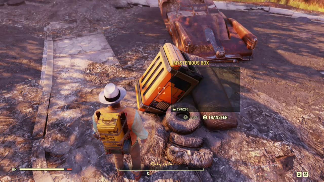 Fallout 76 mysterious boxes - YouTube