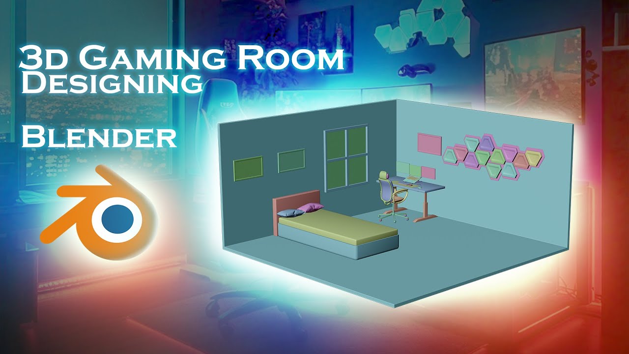 3D Gaming Room Designing in Blender Live #blender #Unblender #youtube` - YouTube