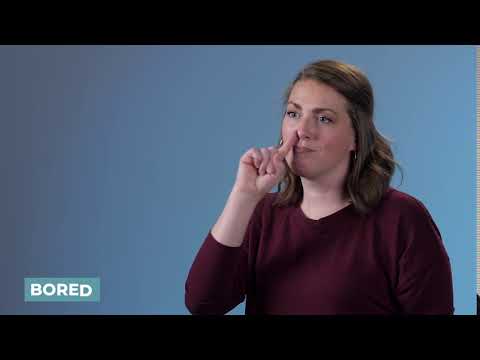 Learn How to Sign Bored in ASL | LearnHowToSign - YouTube