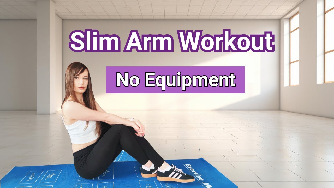10-Min Arm Workout — Slim & Strong, No Equipment Workout - YouTube