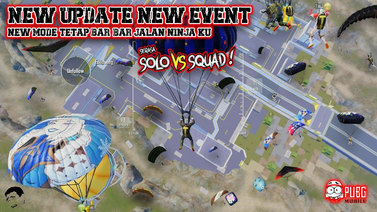 PUBG MOBILE NEW UPDATE NEW EVENT NEW MODE TETAP BAR - BAR JALAN NINJA KU !! | #PUBGMOBILE ...