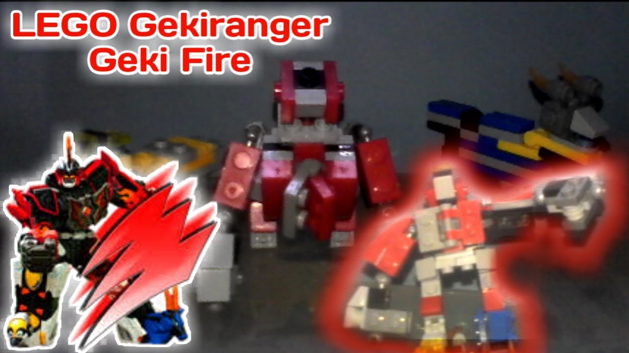 LEGO Geki Fire [Jyuken Sentai Gekiranger] - YouTube