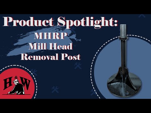How to Use the Mill Head Removal Post - YouTube