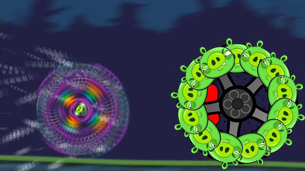 Bad Piggies - PIGGET SPINNER WHEEL EXPERIMENT! - YouTube