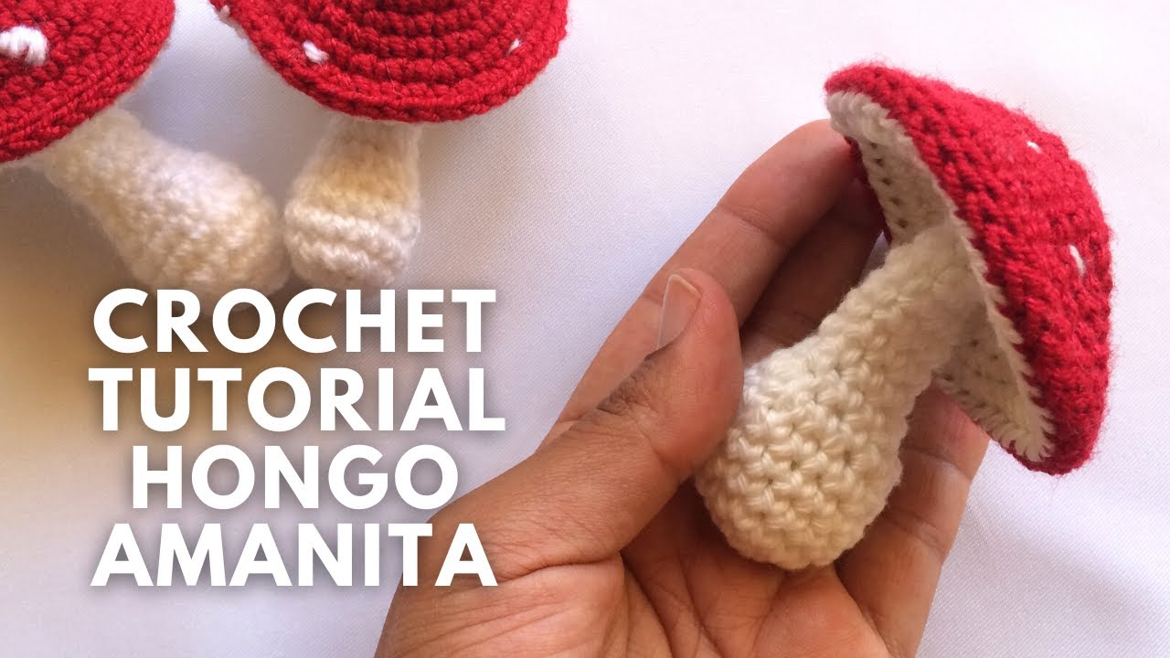 Cómo Tejer un HONGO a CROCHET - YouTube