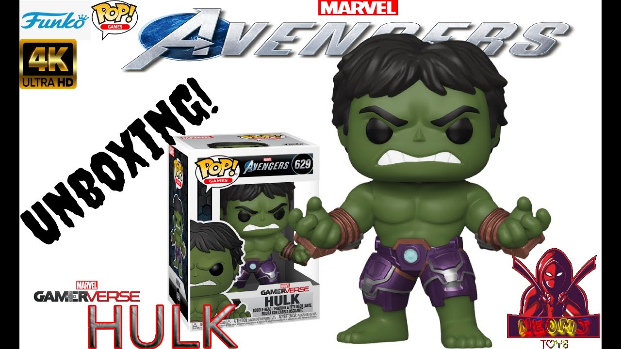 Hulk | Marvel Avengers Gamerverse [Funko Pop] - Unboxing 4K - YouTube