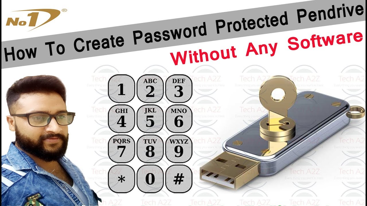 How To Create A Password Protected Pen drive Without Any Software In How To Create A Password Protected Pen drive Without Any Software In