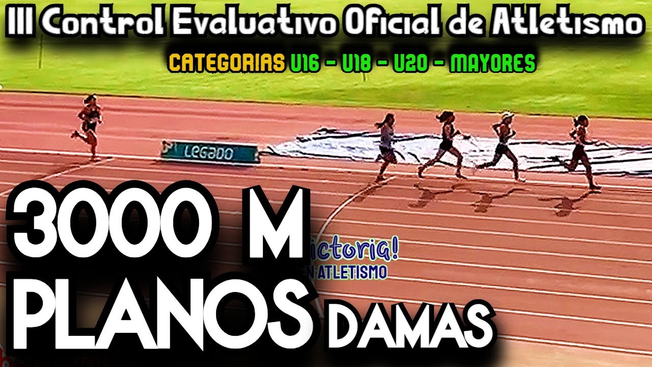 3000 m Planos Damas, III Control Evaluativo Oficial de Atletismo, Perú 2024. La Videna, Lima ...