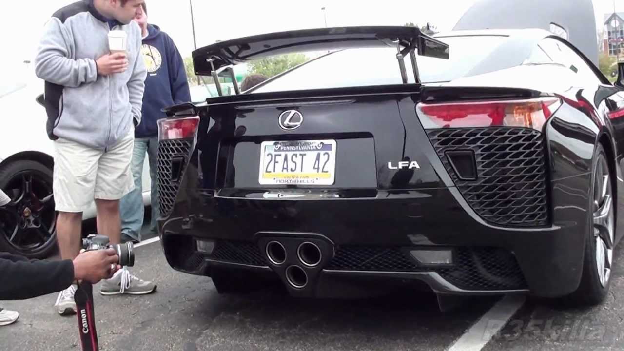 Lexus LFA Rev and walkaround - YouTube