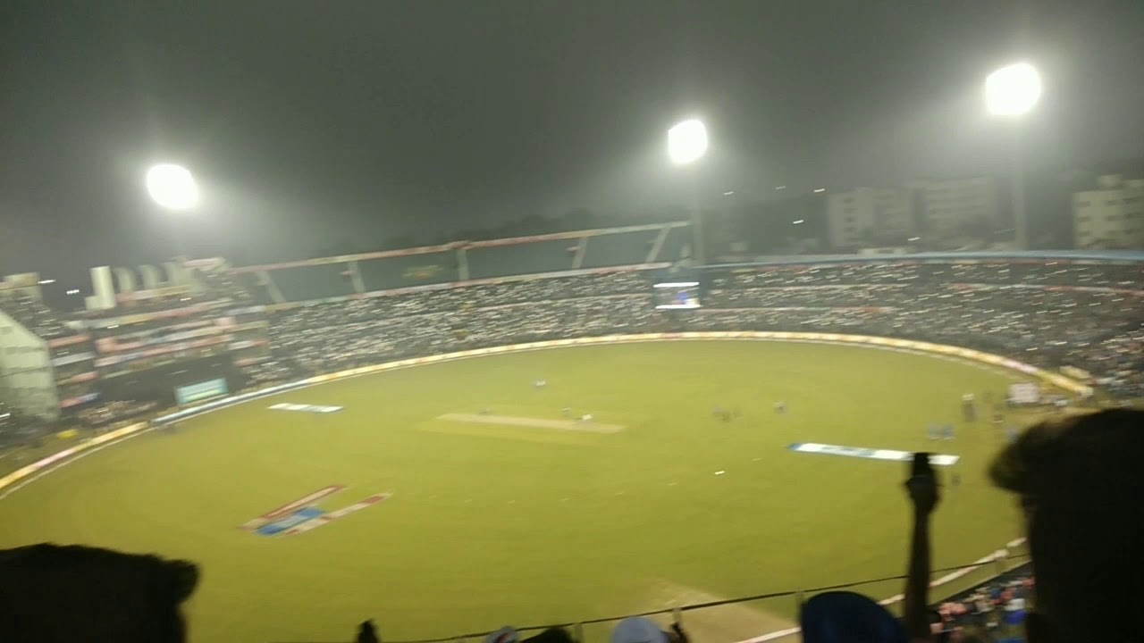 Barabati stadium, Cuttack ind vs wi 3rd odi - YouTube