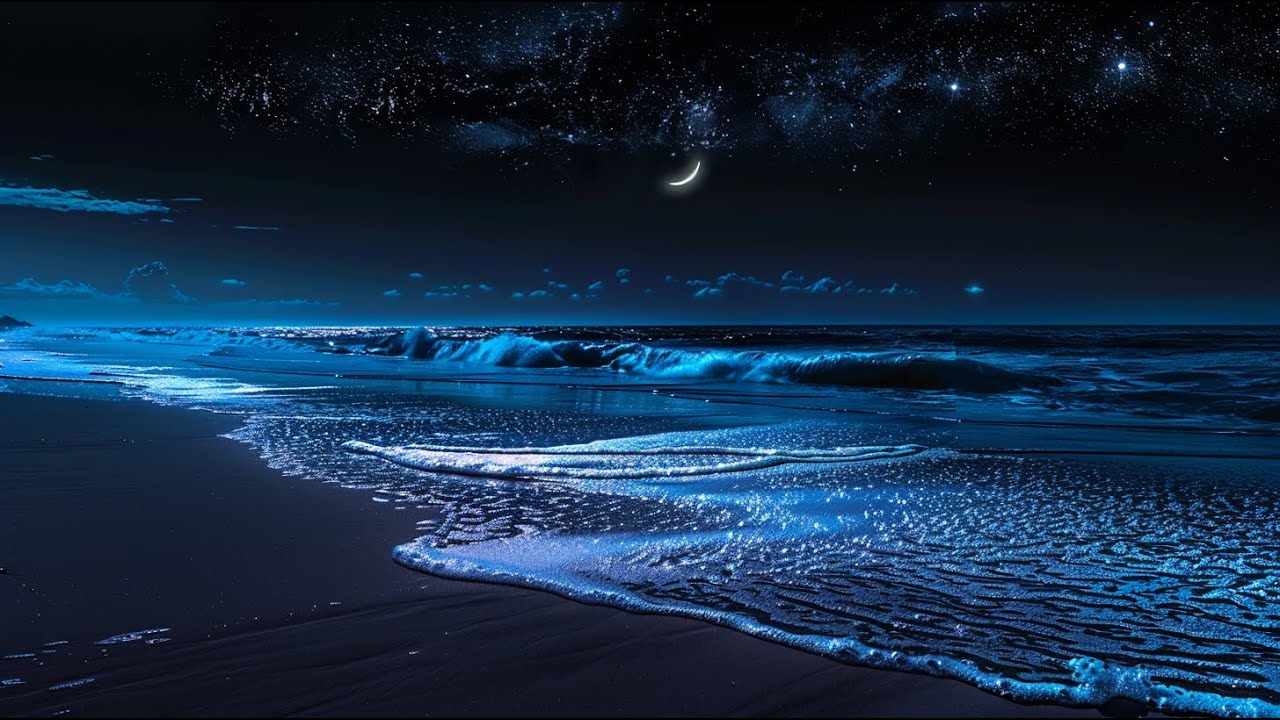 Ocean Waves For Deep Sleeping - Stress Relief To Sleep Instantly With ...