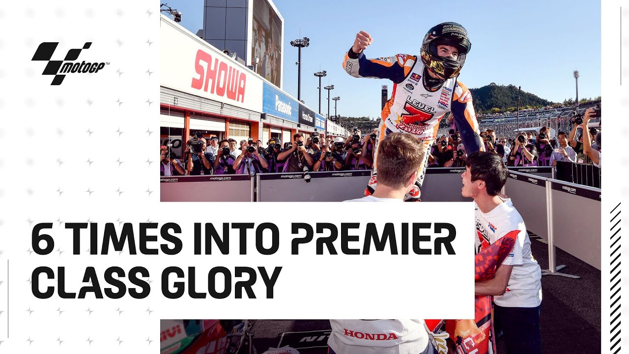 Marc Marquez' 6 #MotoGP World Championships with Honda! 🏆 - YouTube