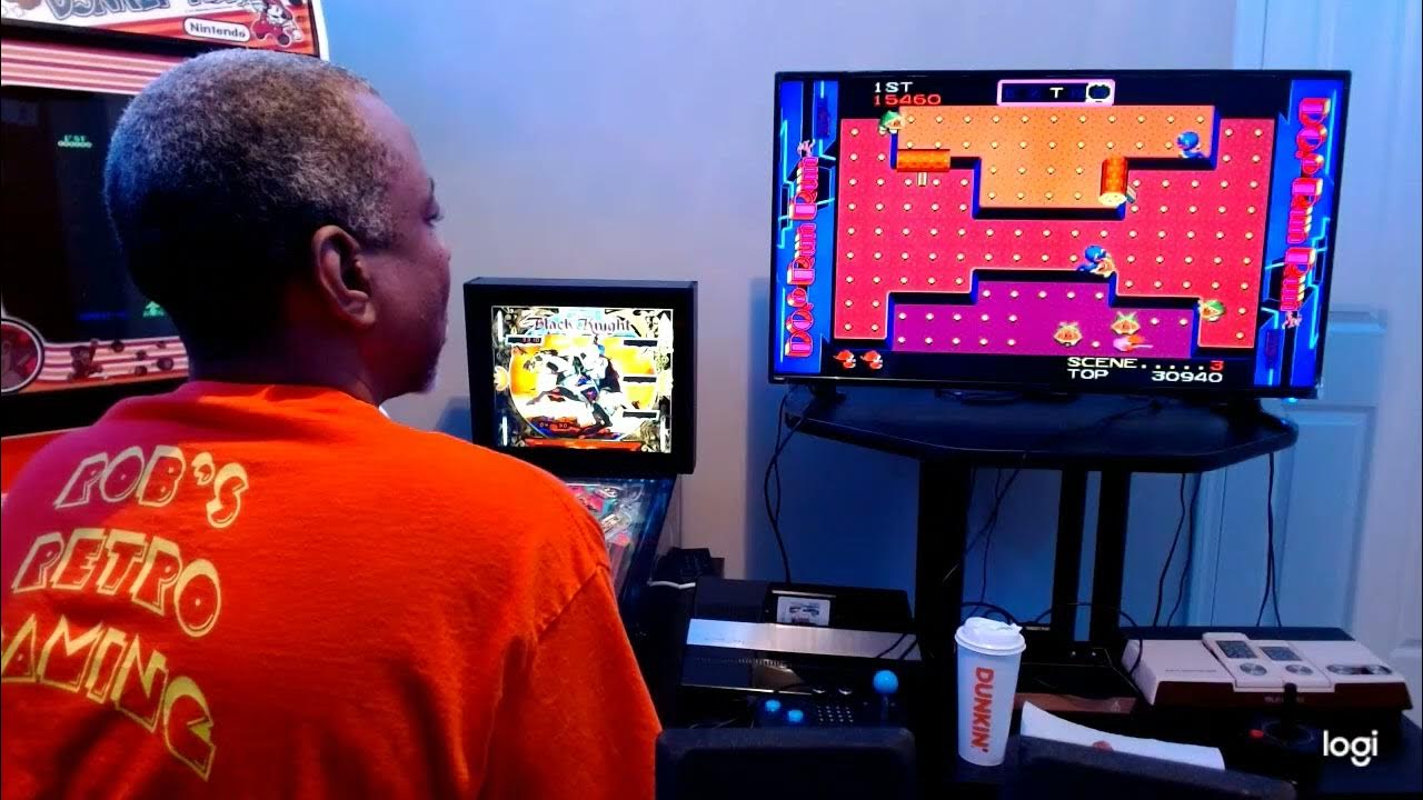 Retro gaming!!! Mr. Do Run Run! Funner game than Mr. Do - YouTube