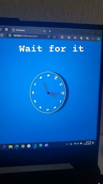 Html Css Clock Project ️ Coding Webdesign Htmlcss Programming Youtube
