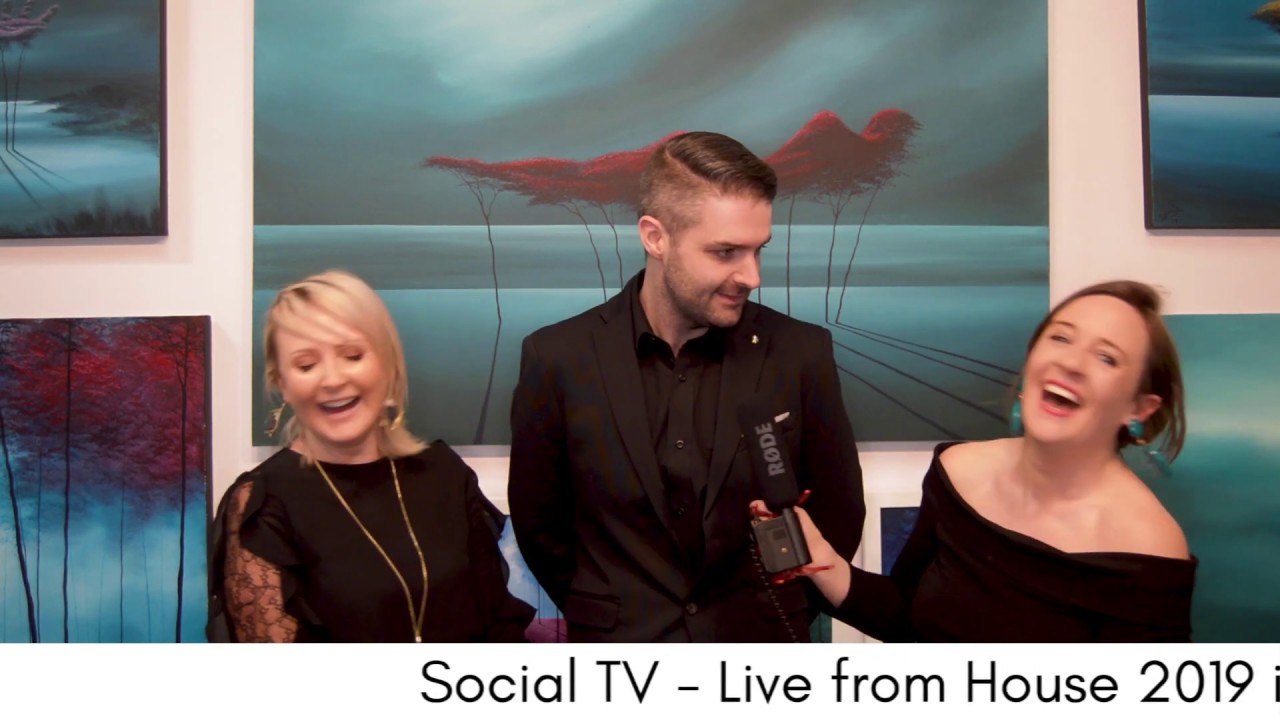 Artist Vincent Devine talks to Social TV at House 2019 - YouTube