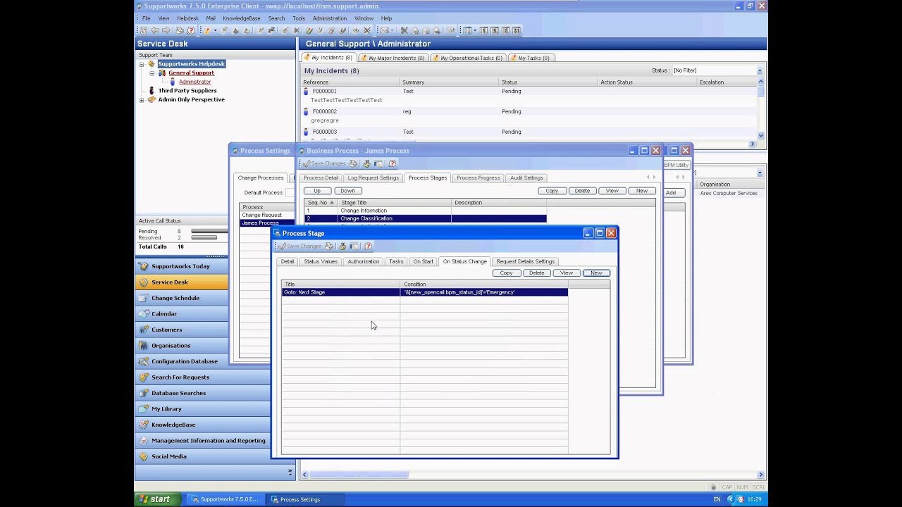 BPM: How to configure status changes and tie up stages - YouTube