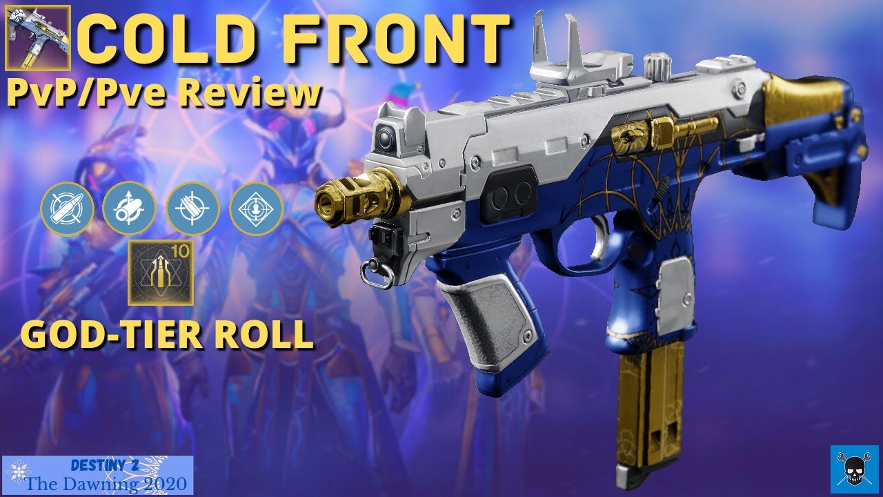 Destiny 2, COLD FRONT Weapon Review! [The Dawning SMG] - YouTube