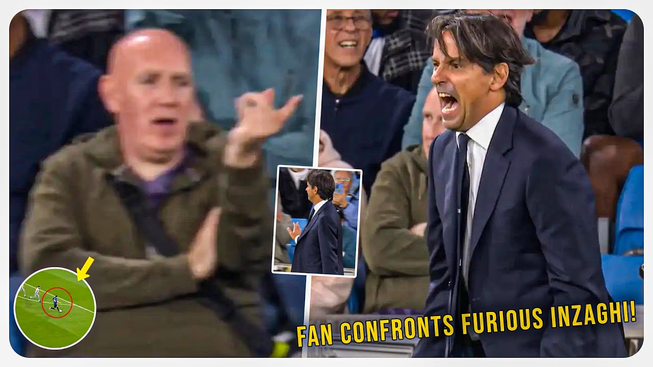 Simone Inzaghi's Shocking Apology to Furious Fan! - YouTube