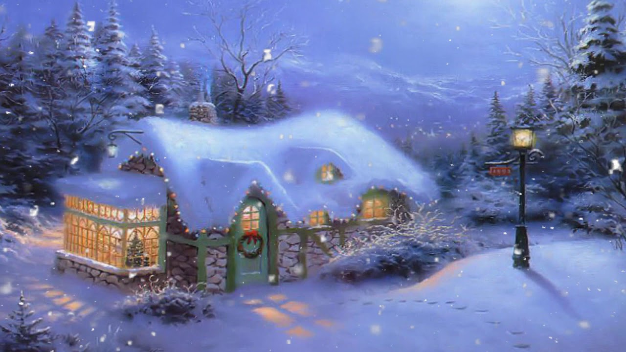 Silent Night - Christmas Song - christmas Scene - YouTube