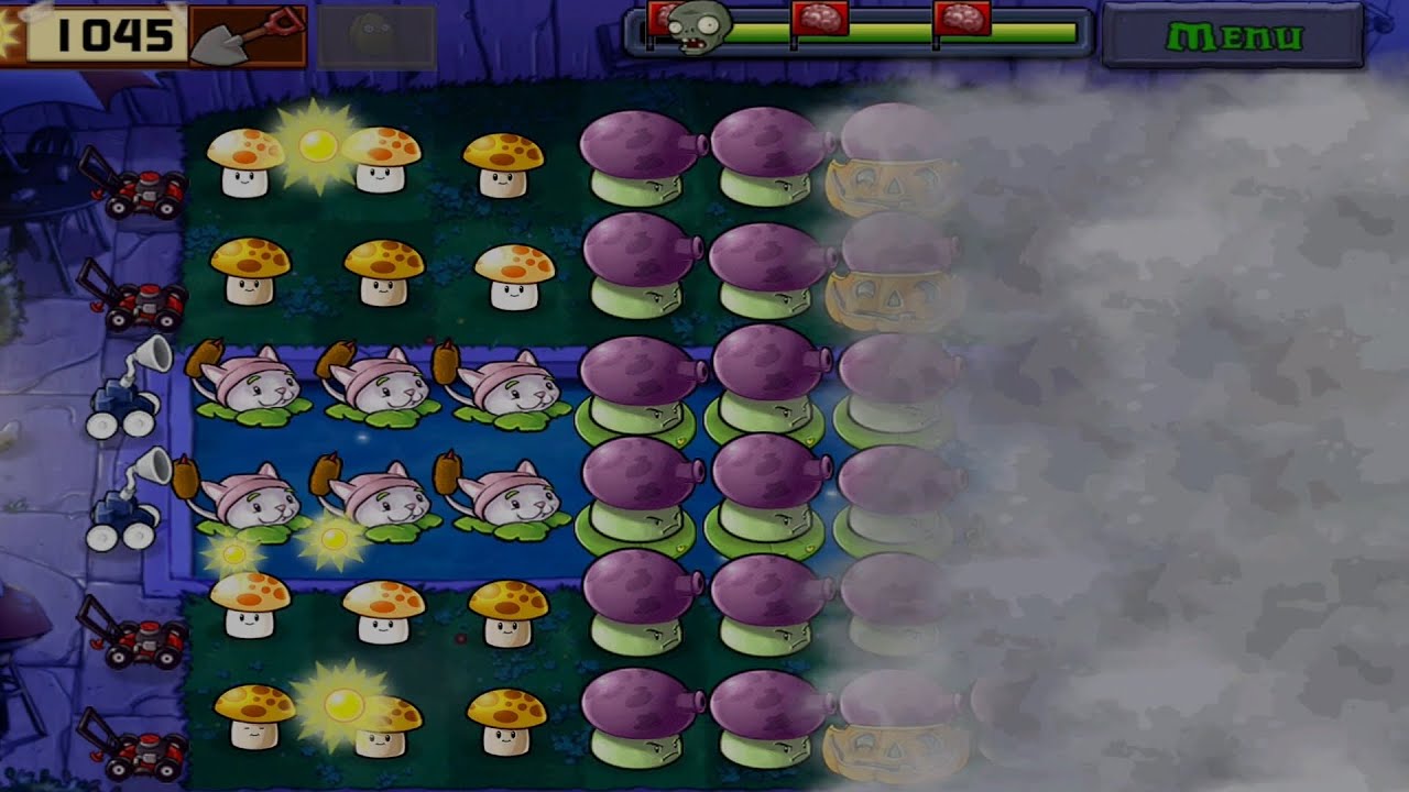Fog Level- 2 Plants vs Zombies - YouTube