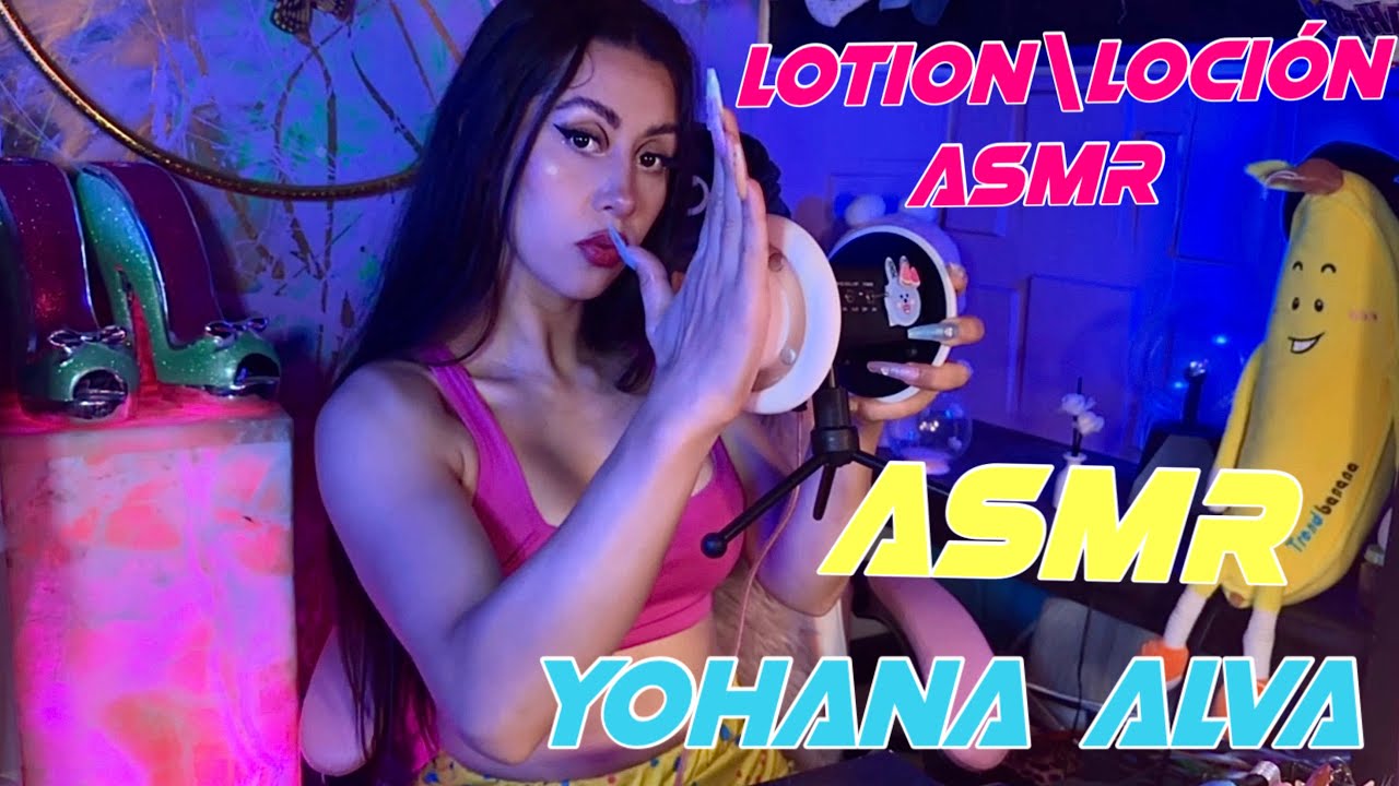 Lotion Loción Cream Hands Asmr 🌸🌸 Youtube