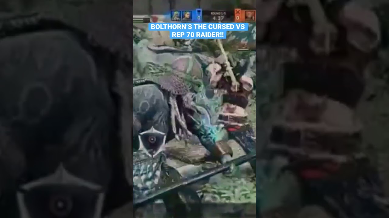 For Honor | Bolthorn Raider VS Rep 70 Raider! - YouTube