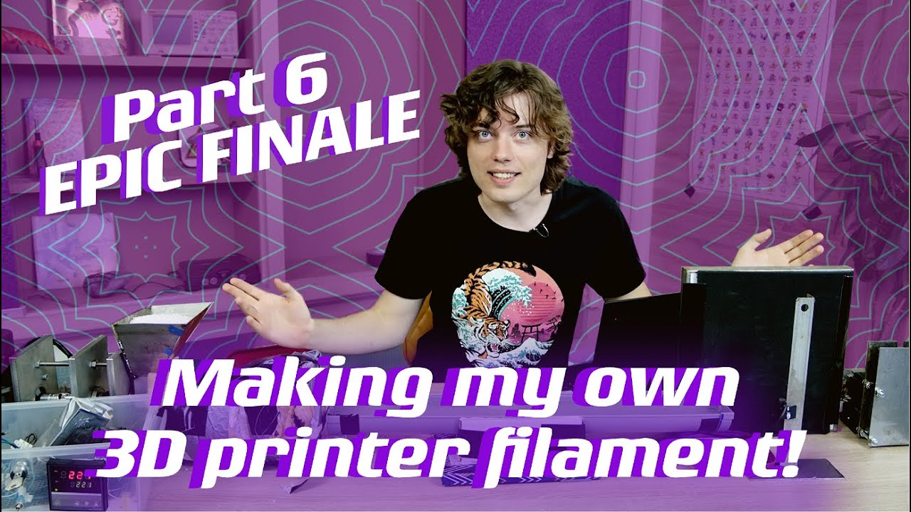 Making My Own 3D Printer Filament Finale YouTube Making My Own 3D Printer Filament Finale YouTube