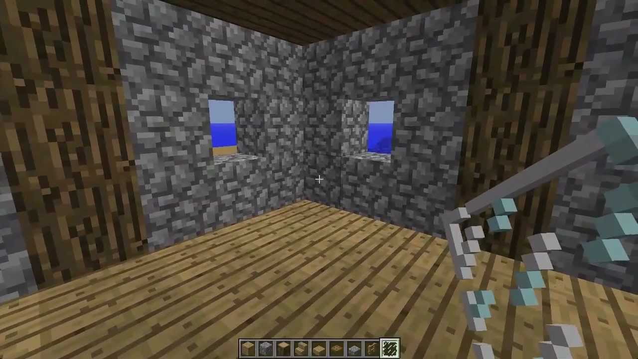 Minecraft: Building Tutorial - Medieval Crane Dock Default Textures- w ...