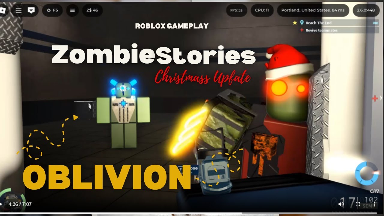 Survive From Zombie Santa | Zombie Stories christmas update | Oblivion Roblox Gameplay - YouTube