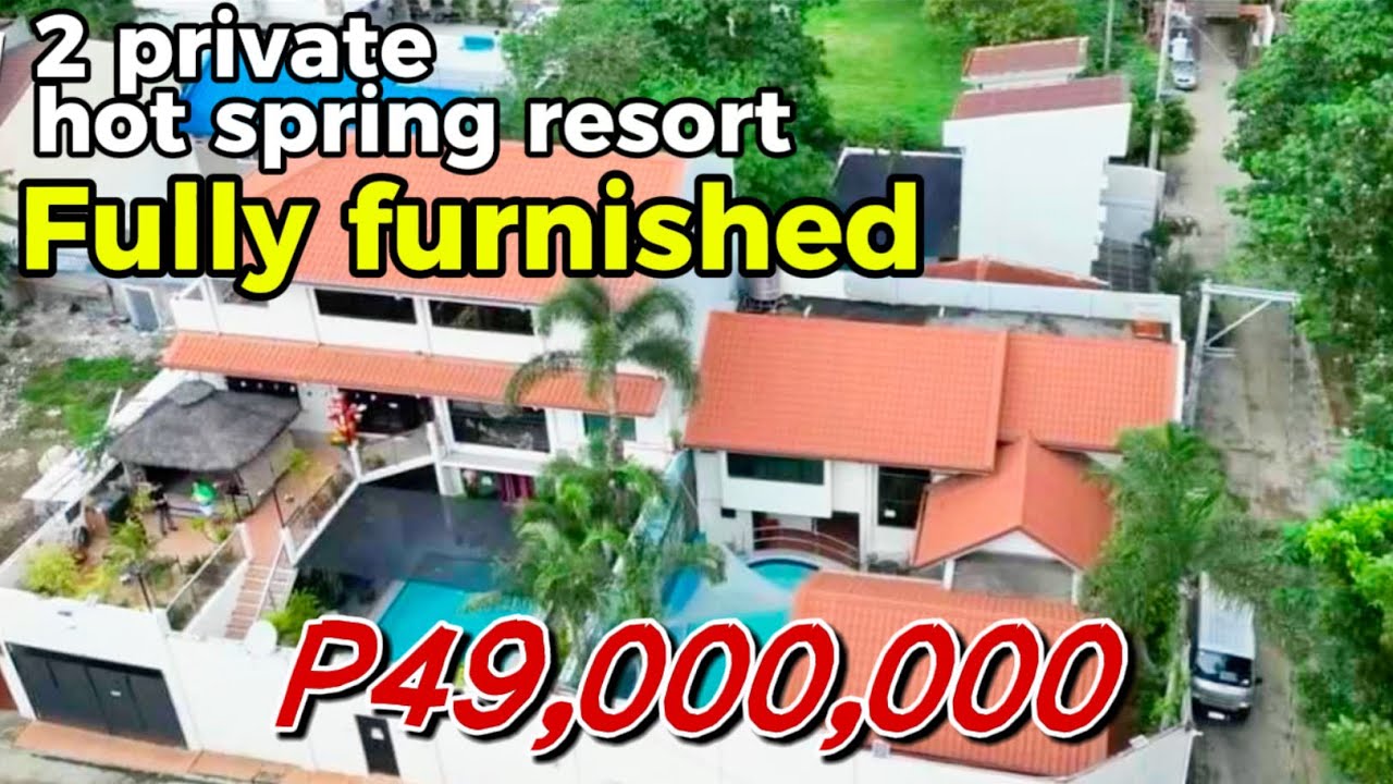 NOTS-105 Pansol hot spring 2 private resort fully furnished operational ...