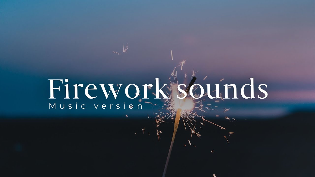 Relaxing fireworks 🎆 Sounds asmr | with music | The Best Anxiety Relief ...