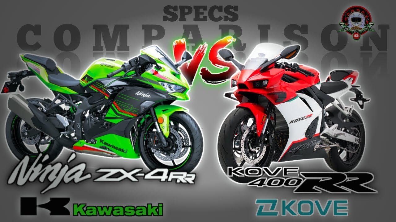KAWASAKI NINJA ZX-4RR vs KOVE 400RR SPECS COMPARISON - YouTube