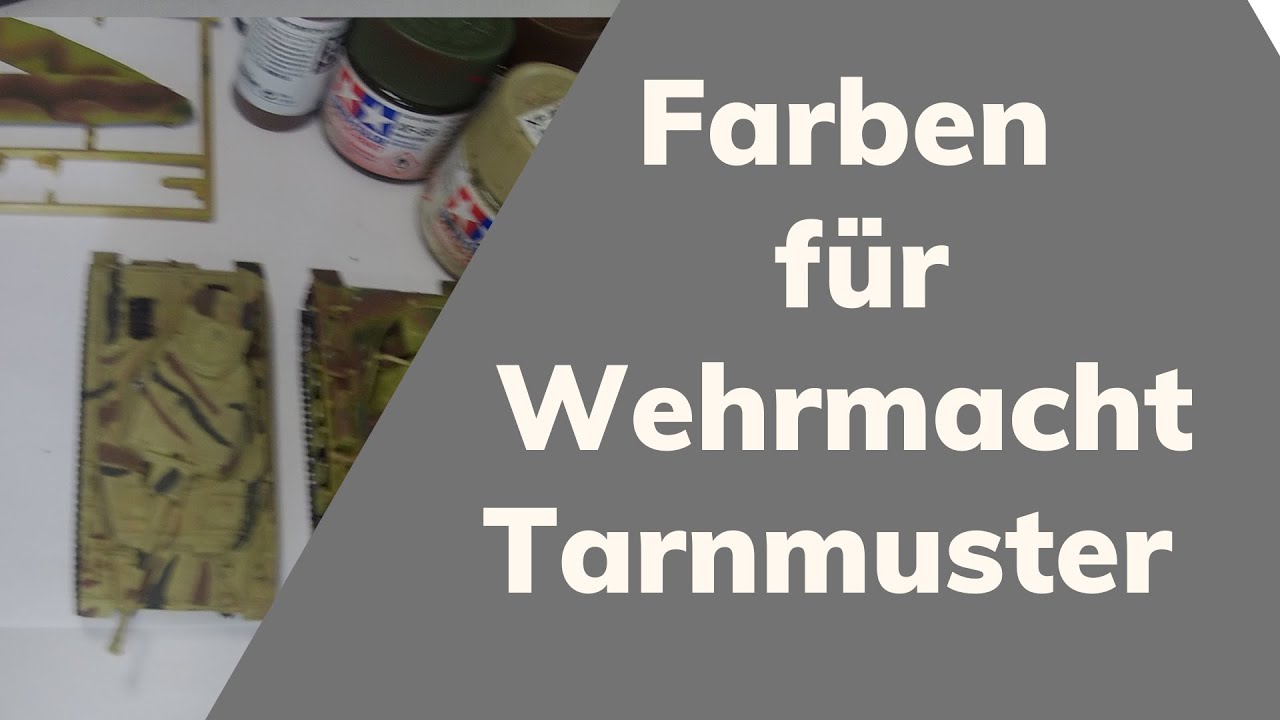 Welche Farben sind am Besten für Wehrmacht Tarnmuster ? - YouTube