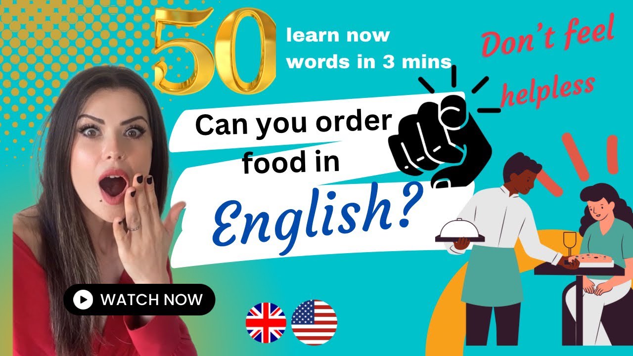 How to order food : restaurant language #english #englishlearning - YouTube