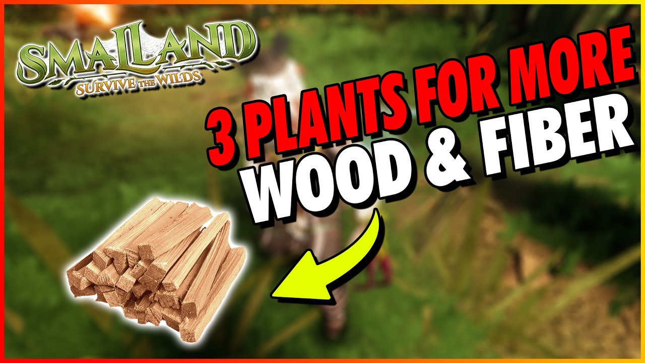 How to get more Wood and Fiber in Smalland - YouTube