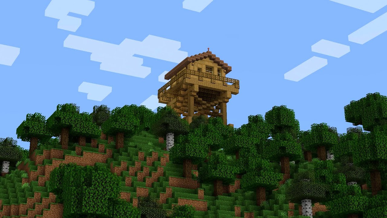 My Minecraft Firewatch Tower is Complete - Alpine Attempts Survival ...