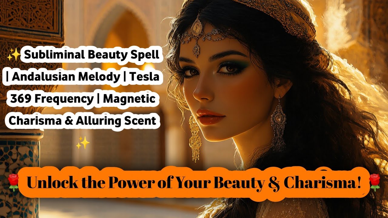 Subliminal Beauty Spell|Andalusian Melody | Tesla 369 Frequency ...