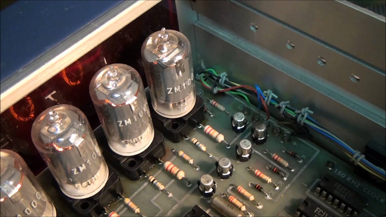 Nixie tube multimeter, Philips PM 2422 - YouTube