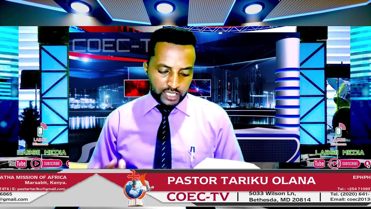 WAAQAYYOON DHUGAATTI BARBAADACHUU | COEC-TV | HAWINE BELINA SARKA | REV ...