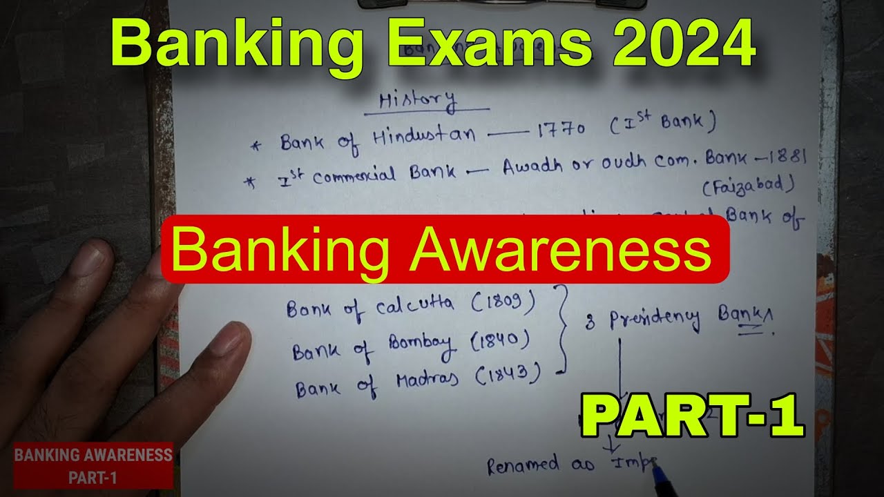 BANKING AWARENESS FOR ALL BANKING EXAMS (IBPS,SBI,RRB,RBI,etc)👍😎 - YouTube