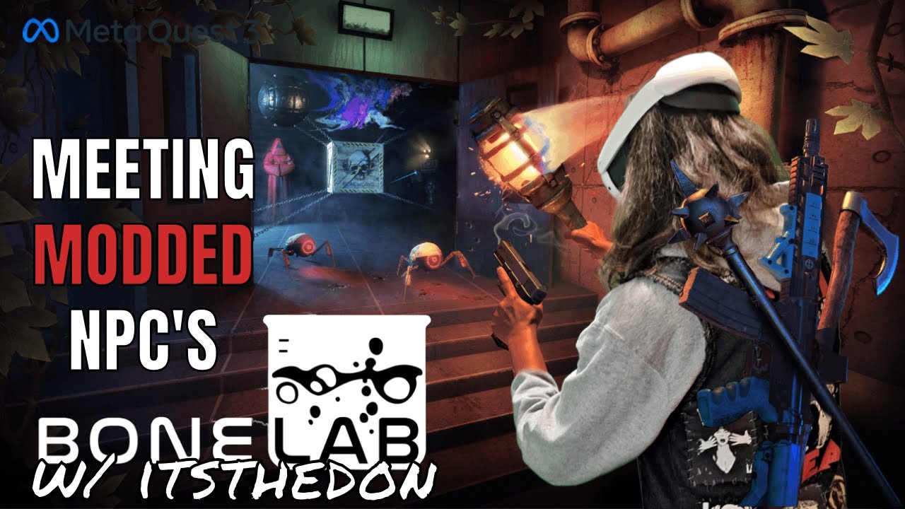 Bonelab VR - Meeting Modded NPCs - Quest 3 VR Gameplay - YouTube