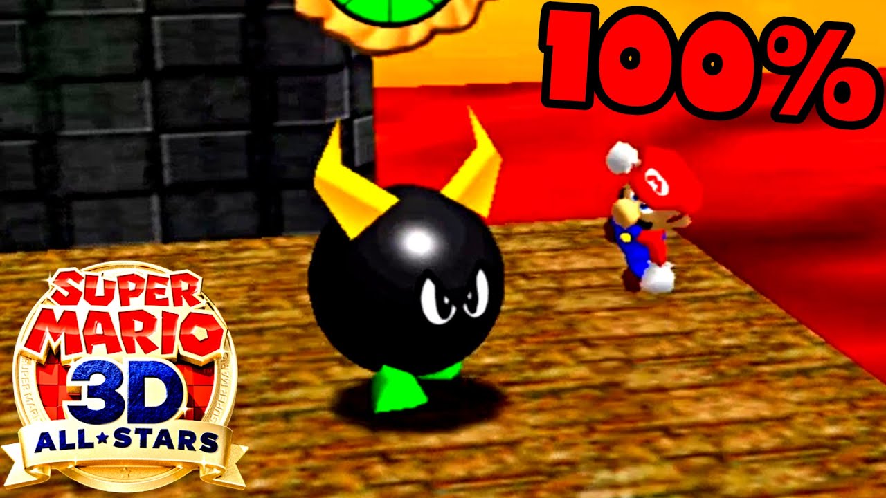 Super Mario 3d Allstars ~ Lethal Lava Land 100 Walkthrough ~ Super