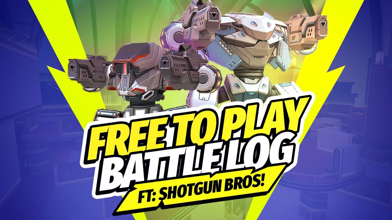 F2P Battle Log Ep1: FFA Shotgun Bros! | Gear Hub | Mech Arena - YouTube