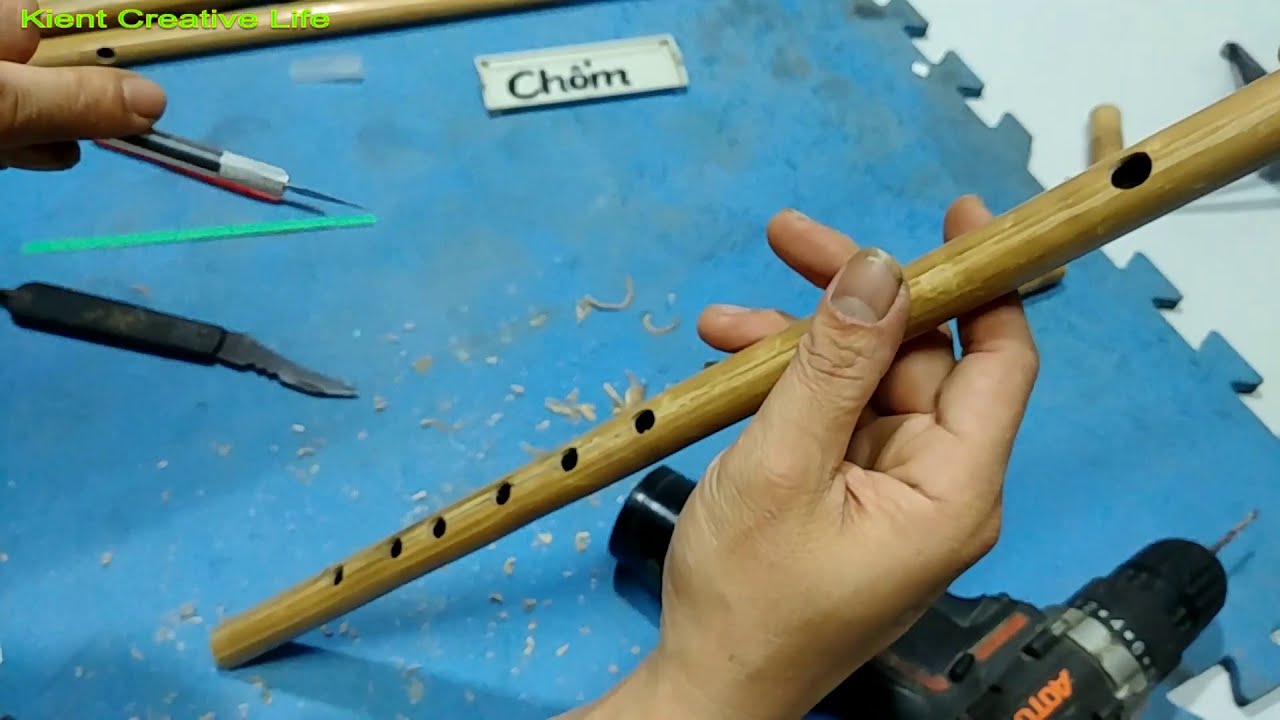 How To Make A Flute To Play Music - YouTube