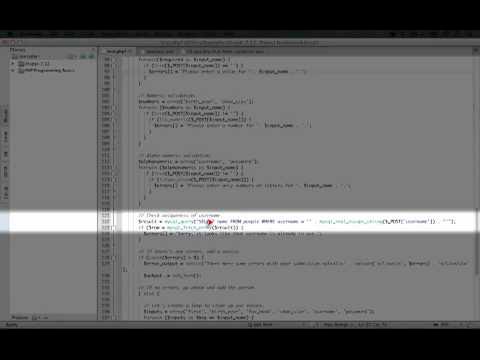 135. How to validate alphanumeric inputs and unique usernames (a Drupal how-to) - YouTube