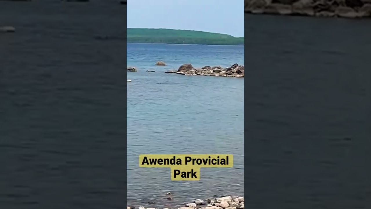 Awenda Provincial Park Lake. - YouTube
