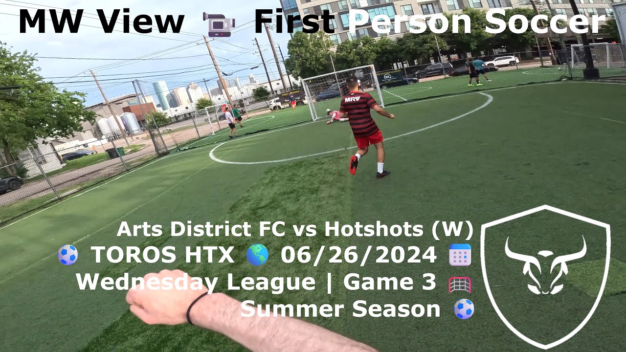 MW View 📹 Arts District FC vs Hotshots (W) ⚽ Toros HTX 🌎 Wednesday ...