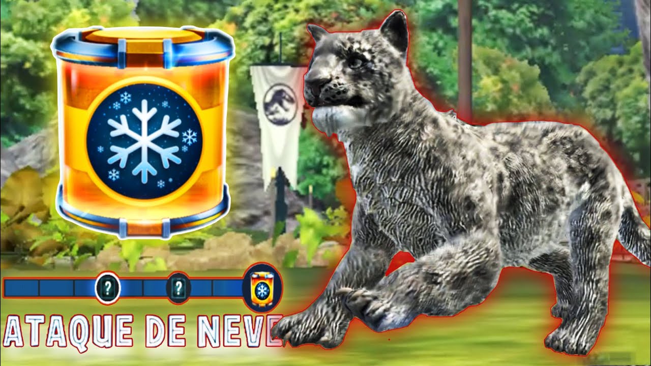 INDOLYCAN VS ATAQUE DE NEVE ️ (JURASSIC WORLD ALIVE) - YouTube