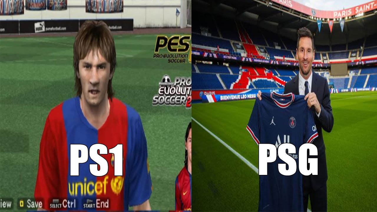 EVOLUCION DE MESSI (PlayStation) - YouTube