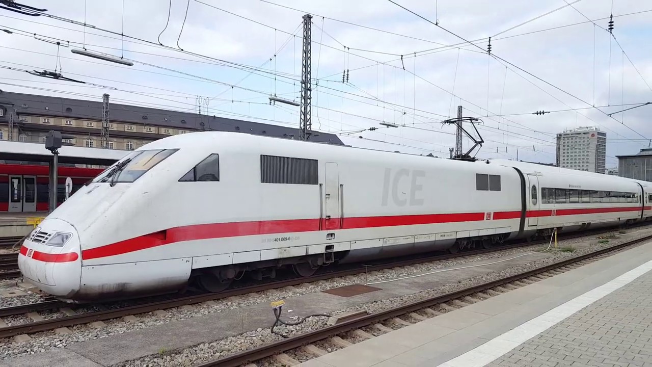 ICE 1 in München Hbf: ICE582 Hamburg-Altona - YouTube